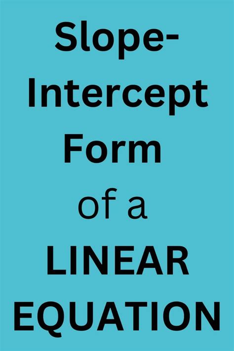 10 Linear Equations Ideas Linear Equations Equations Linear
