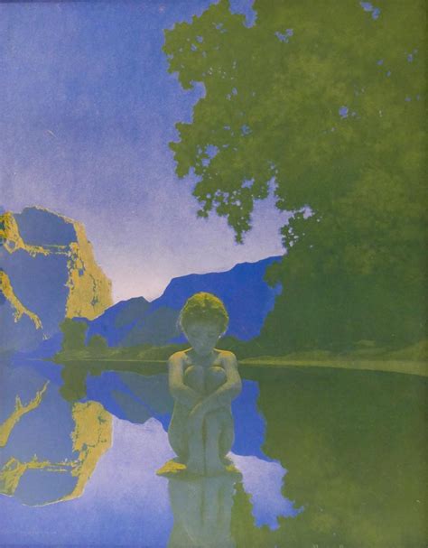 Sold Price Maxfield Parrish Evening Lithograph July 4 0120 500