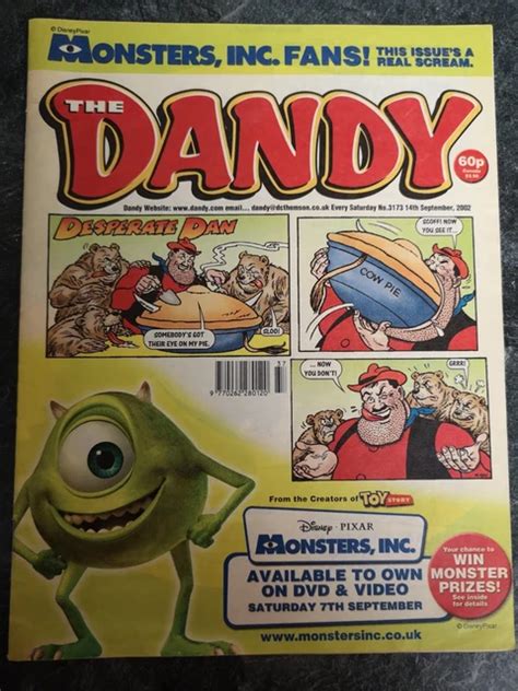 The Dandy Comic Issue 3173 Sept 14th 2002 Free Uk Postage £399