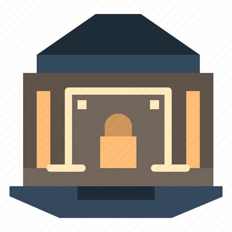 Bank Banking Internet Lock Security Icon