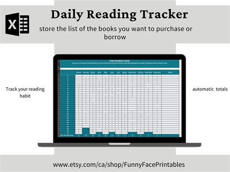 Excel Book Library Template Reading Log Tracker Excel Etsy