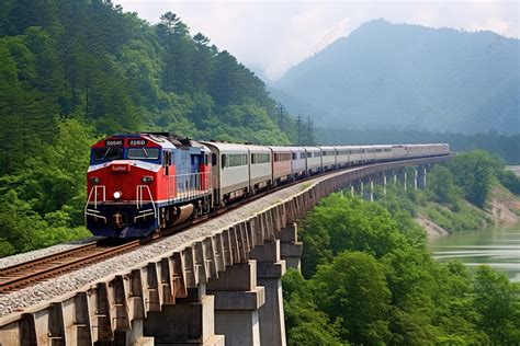 기차가 선로를 따라 여행하고 있다 가평군 강 경기도 배경 일러스트 및 사진 무료 다운로드 Pngtree