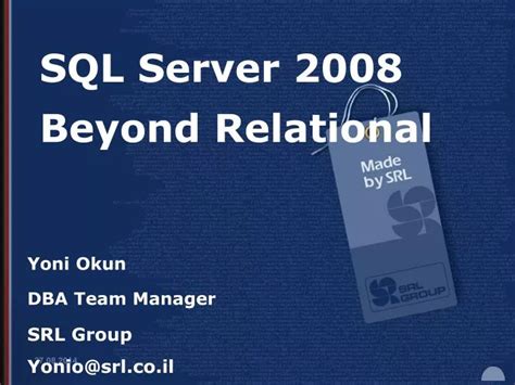 Ppt Sql Server 2008 Beyond Relational Powerpoint Presentation Free