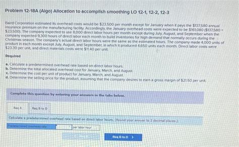 solved problem 12 18a algo allocation to accomplish