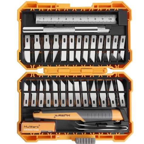 Amazon 32 Piece Precision Hobby Knife Set Exacto Knife Set For