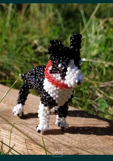 Амігурумі з бісеру «Бордер коллі 110901899 купити Violity