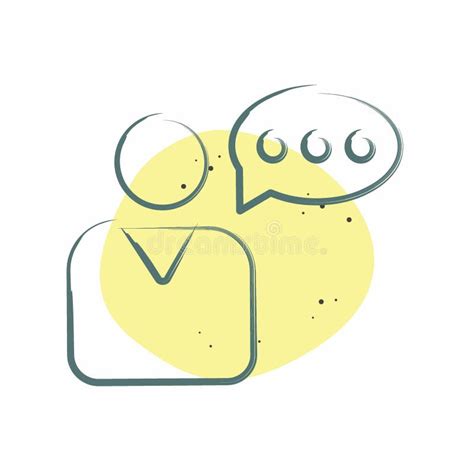 Icon User Story Related To Business Analysis Symbol Color Spot Style Simple Design Editable