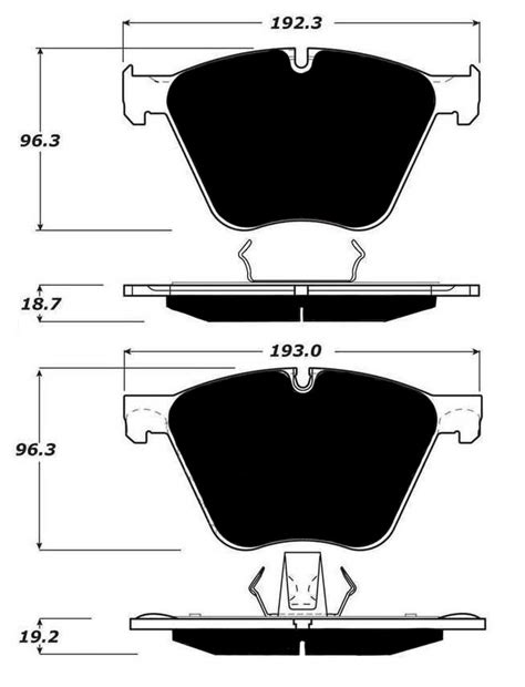 Porterfield Ap1443 Brake Pads For Bmw And Rolls Royce Vehicles