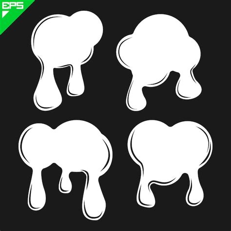 Premium Vector Set Of Circles Splashes Design Element Vector Illustration