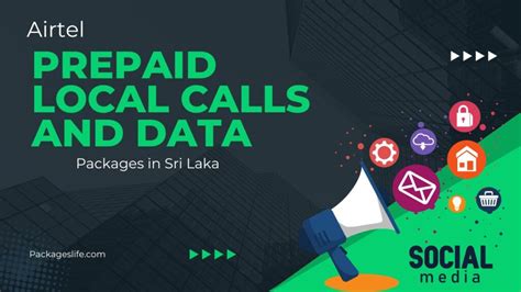Airtel Prepaid Local Calls And Data Packages In Sri Lanka Packages Life