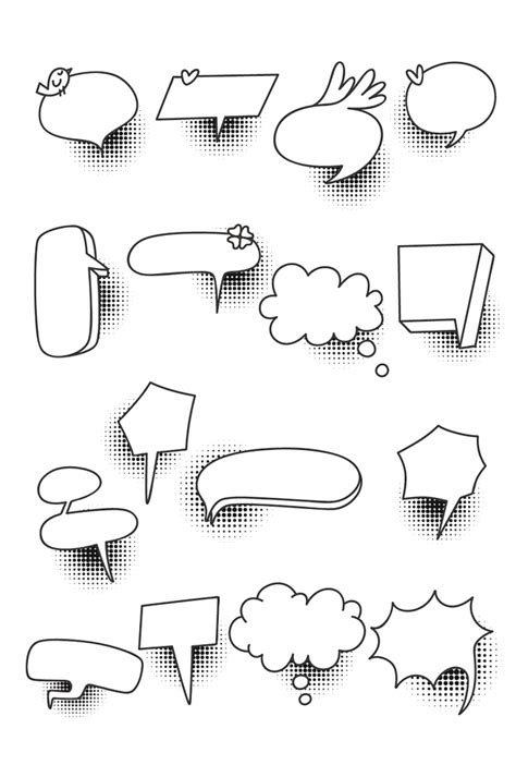 对话框矢量设计元素 花瓣网