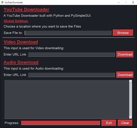 Github Zaricjyoutube Downloader Gui A Youtube Downloader Built With