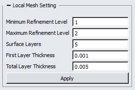 Local Mesh Setting