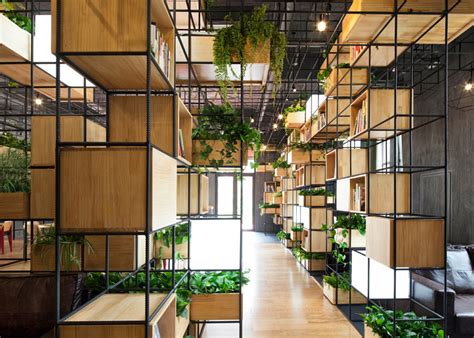 Pendas Indoor Planting Modules Provide A Green Oasis Inside Home Cafe