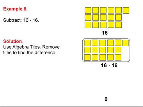 math example algebra tiles example 8 media4math