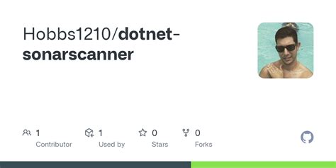 GitHub Hobbs Dotnet Sonarscanner