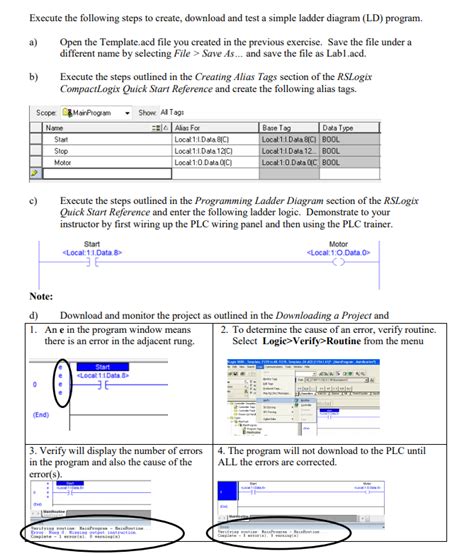 Using Rs Logix To Create A Template File， Then