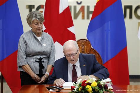 Канад Улсын Парламентын Сенатын танхимын дарга Жорж Ж Фюригийн албан ёсны айлчлал өндөрлөжээ