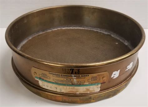 Used Tyler 18 Brass 8 Sieve 1000μm For Sale At Chemistry Rg