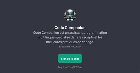 code companion ai assistant tool information and alternatives cloudbooklet