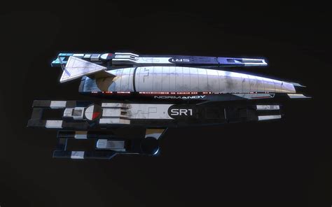 Sr1 Normandy Mass Effect 3d Render Digital Art By Katedra604