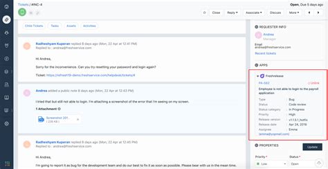 Freshservice Freshrelease Integration Freshworks Marketplace