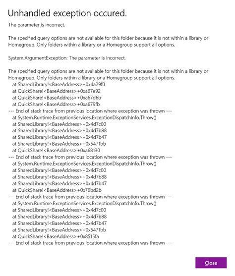 Unhandled Exception Occured Popup · Issue 8 · Mahdighiasiroamit
