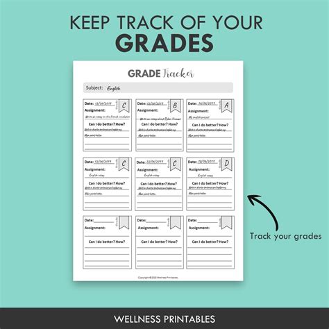 Assignment Tracker Printable College Babe Academic Planner Homework