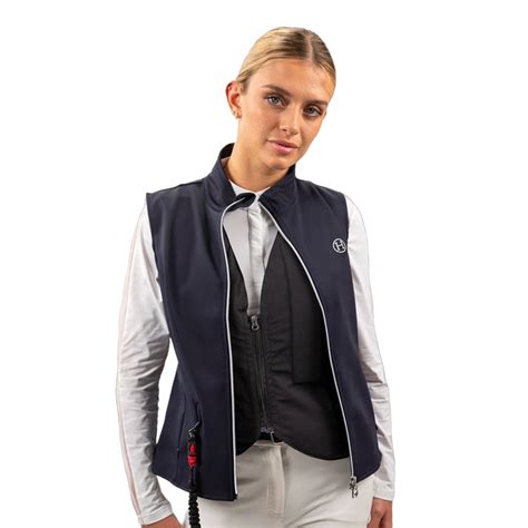 Harcour Pack Gilet Sans Manches Femme Senjo Compatible Airbag Marine