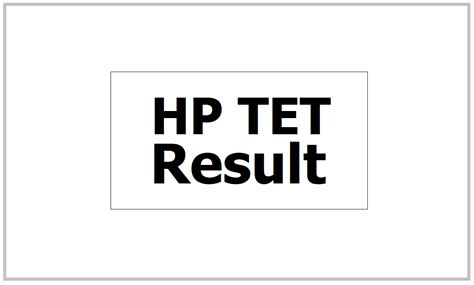 HP TET Result How To Check On Hpbose Website