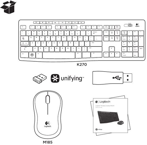 Logitech Mk270 Wireless Combo Setup Guide Manualslib