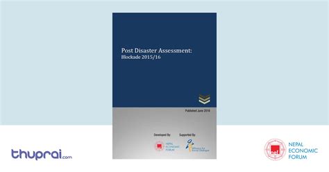 Post Disaster Assessment Thuprai