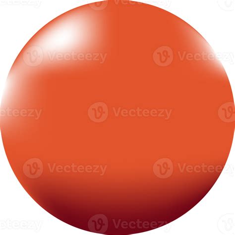 A Glossy Orange Sphere 55516470 Png