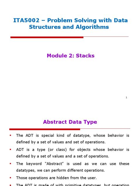 stack adt pdf data type software development