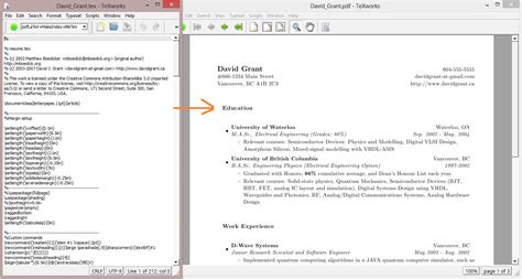 Tex Document Template Williamson