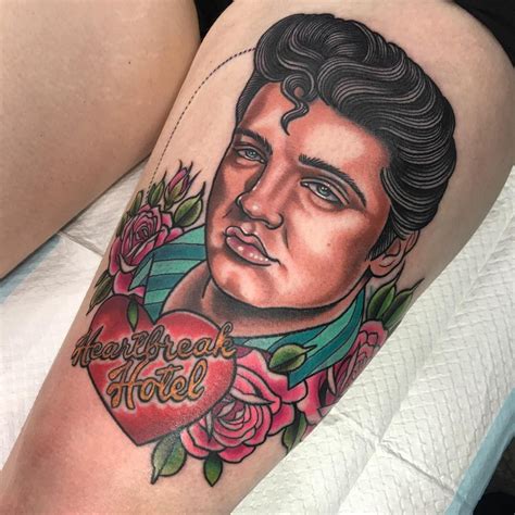 Elvis Presley The King Of Rock And Roll Tattoos The Tattooed Archivist