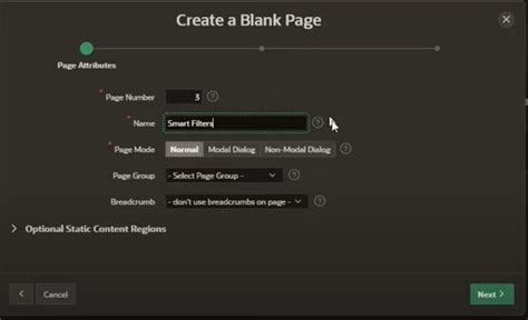 Oracle APEX New Feature Smart Filters