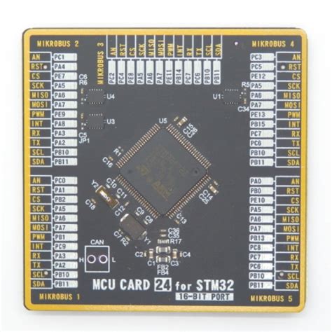 Mikroelectronika Mcu Card 24 For Stm32 32 Bit Mcu Add On Board Mikroe