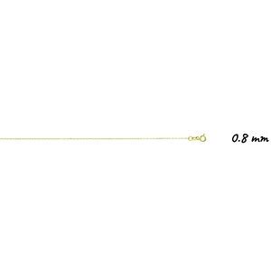 Solid 14k Yellow Gold Dc Cable Chain Necklace 16 24 Inch 08mm 2