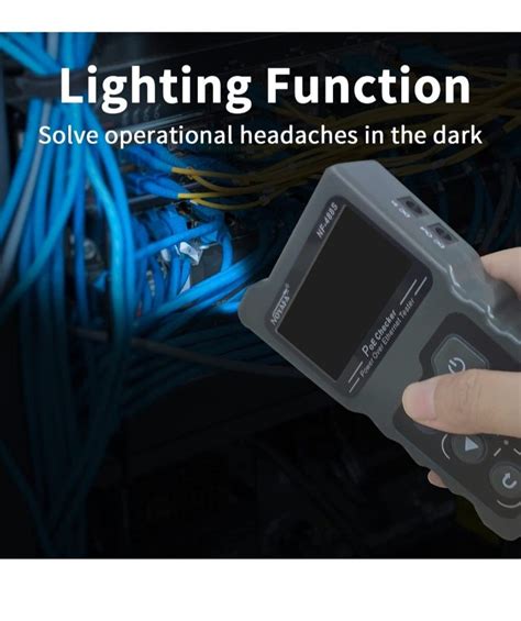 Noyafa Nf 488 Poe Tester For Power Over Ethernet Network Cable Continuity Checking Switch Loop