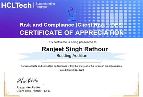 Ranjeet Singh Rathour On Linkedin Hcltech Thankyou Team Gratitude