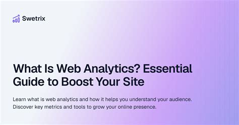 What Is Web Analytics Essential Guide To Boost Your Site Swetrix