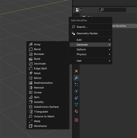 Add Shader Node And Add Modifier Menus Have Been Changed From Defaults Basics Interface
