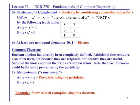 Ppt Lecture 2 Egr 270 Fundamentals Of Computer Engineering Powerpoint Presentation Id1414435