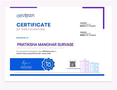 pratiksha survase on linkedin webdevelopment bootcamp certificate
