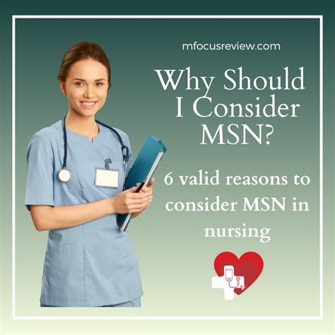 6 Valid Reasons To Consider Msn In Nursing Nursing Focus