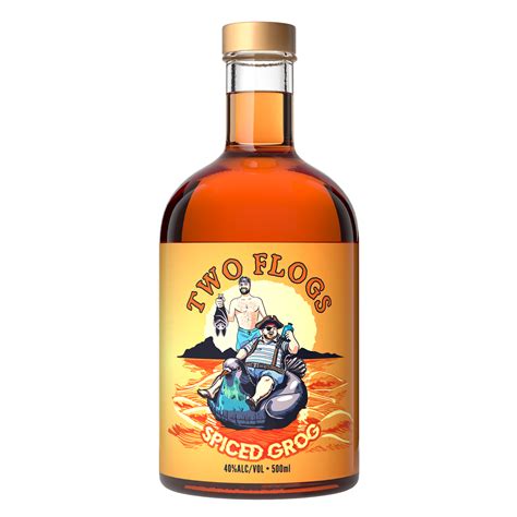 Two Flogs Spiced Grog 500ml Bunsters