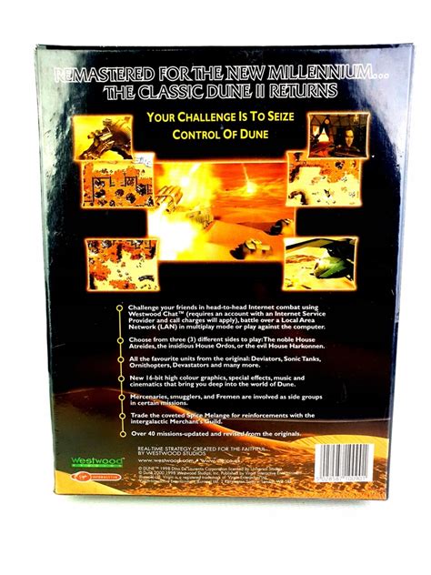 Купить DUNE 2000 СТРАТЕГИЯ КОМПЬЮТЕРНАЯ ИГРА ДЛЯ ПК: отзывы, фото и ...