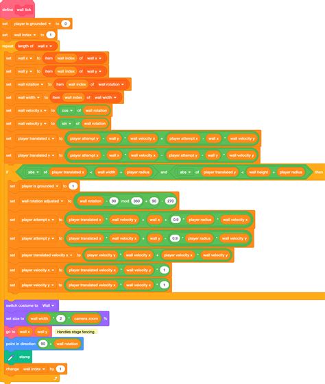 Help Sticky Edges On Line Segment Player Collisions Discuss Scratch
