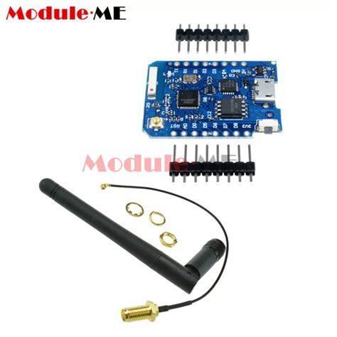Wemos D1 Mini Pro 16 Module Esp8266 Series Wifi Wireless Antenna